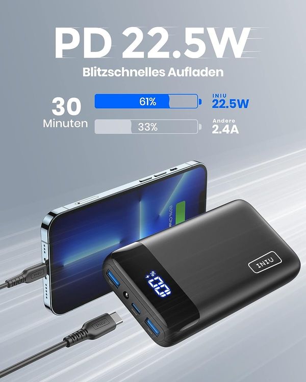 Power Bank 20000mAh 22.5W Externer Handyakkus schnelllade (Neu und originalverpackt) in Herisau ...