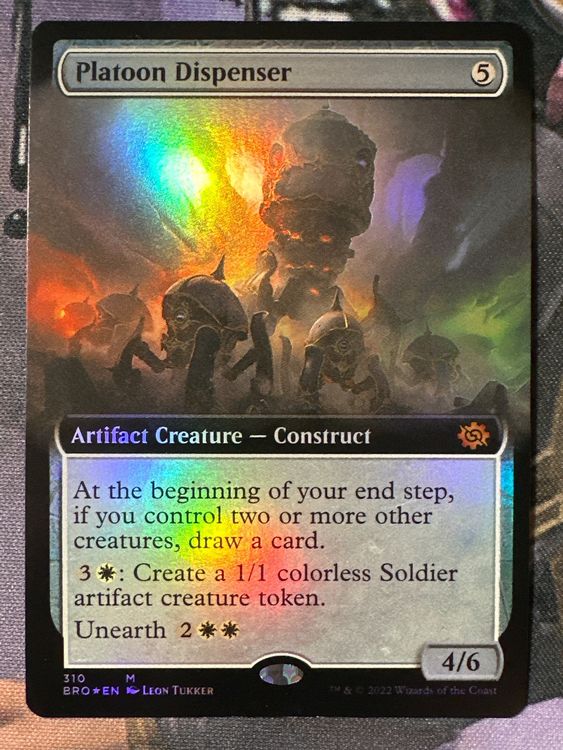 Platoon Dispenser FOIL Variant 310 Brothers War | Kaufen auf Ricardo