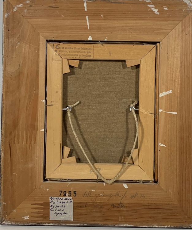 Gemälde von einer Dame unleserlich Signiert | Kaufen auf Ricardo