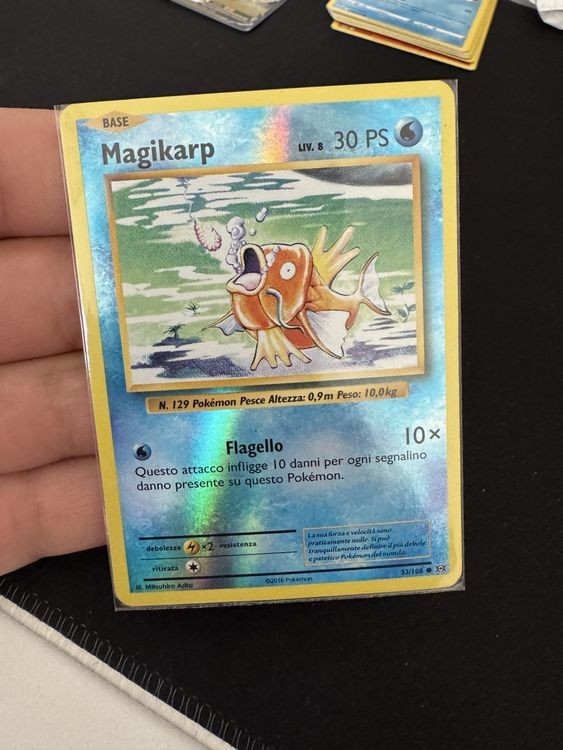 Magikarp 33/108 – Reverse Holo – Common – NM (Neu (gemäss Beschreibung ...