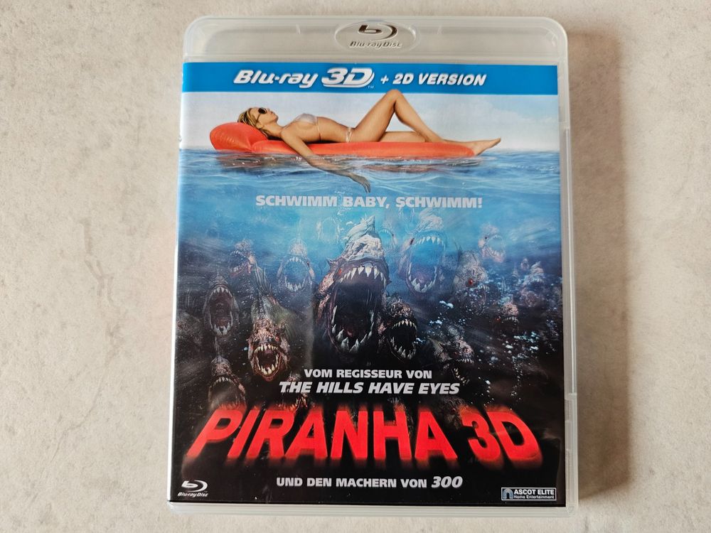 Piranha 3D + 2D Version / Bluray (Gebraucht) in Schneisingen für CHF 2 – mit Lieferung auf ...
