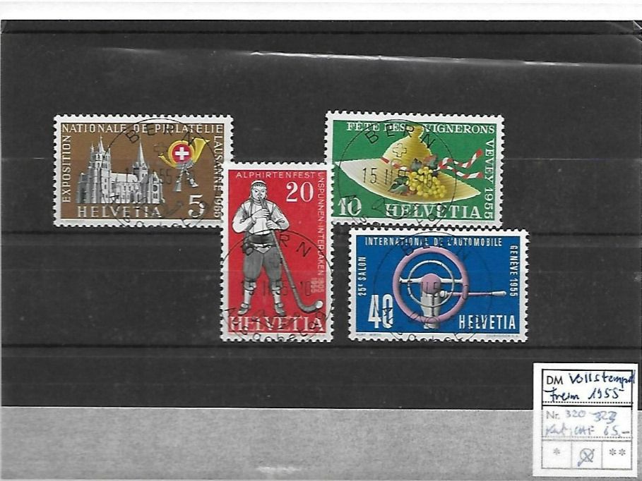 Freim 1955 Vollstempel Kat: CHF 65.- (Gebraucht) in Basel für CHF 9 – mit Lieferung auf Ricardo ...