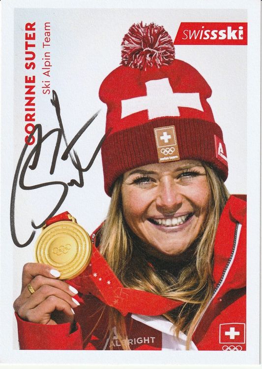 Corinne Suter / Originalautogramm | Kaufen auf Ricardo