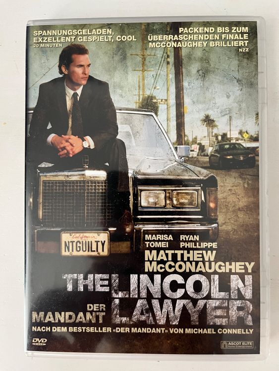 The Lincoln Lawyer (2011) DVD 📀 (Neu (gemäss Beschreibung)) in Sierre ...