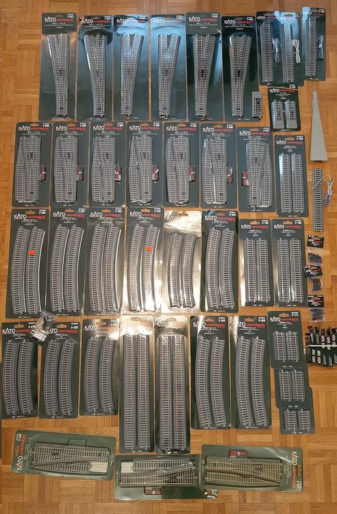 KATO Unitrack HO SUPER Gleisset Konvolut 52 Stk./ 15 Weiche | Kaufen auf Ricardo