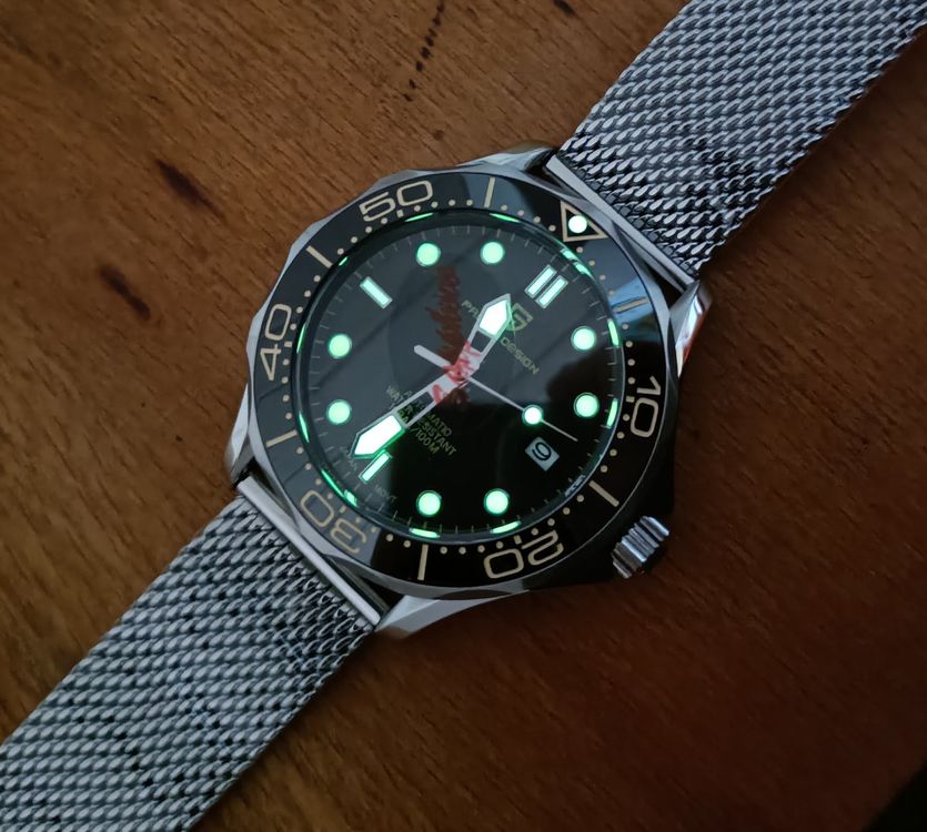 Montre Pagani Design PD-1667 - Hommage Seamaster James Bond (Neu und ...