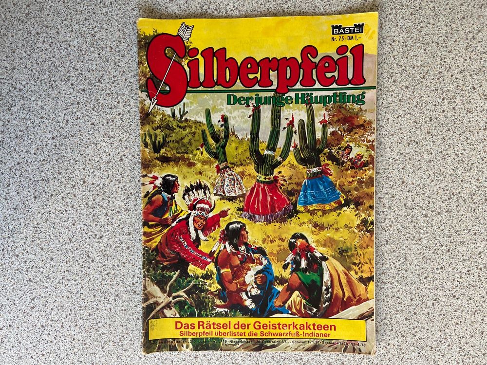 Comic Hefte Silberpfeil "Der junge Häuptling" Nr. 75, 76, | Kaufen auf ...