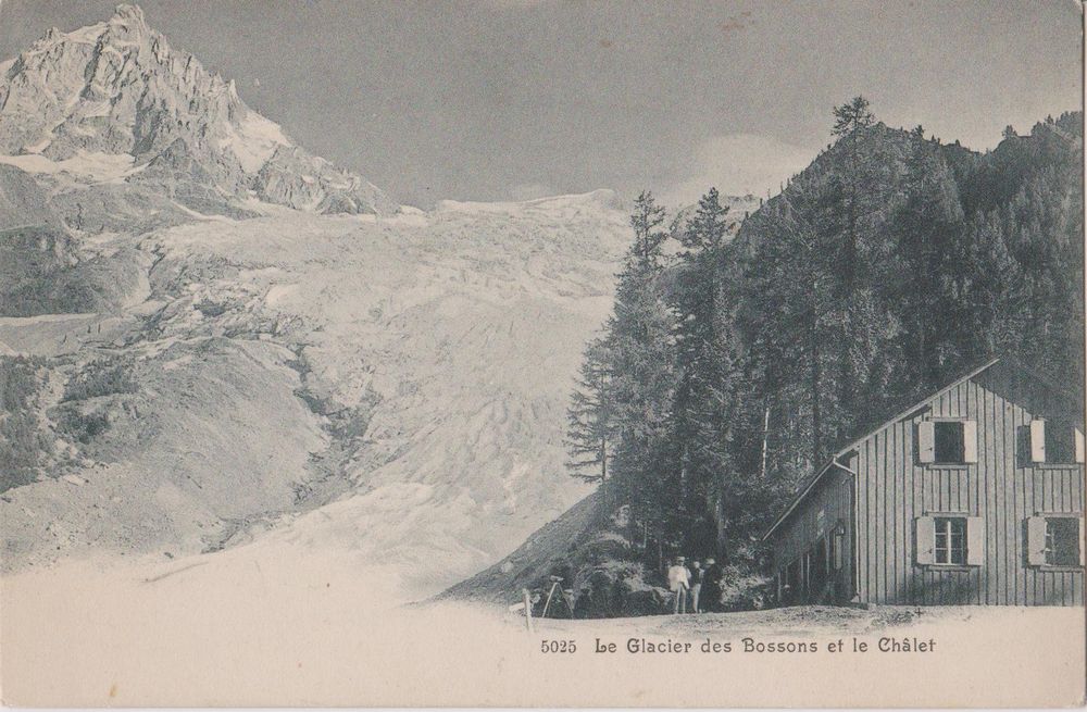 AK Glacier des Bossons et le Chalet, ungel. um 1900 (Gebraucht) in Weil ...