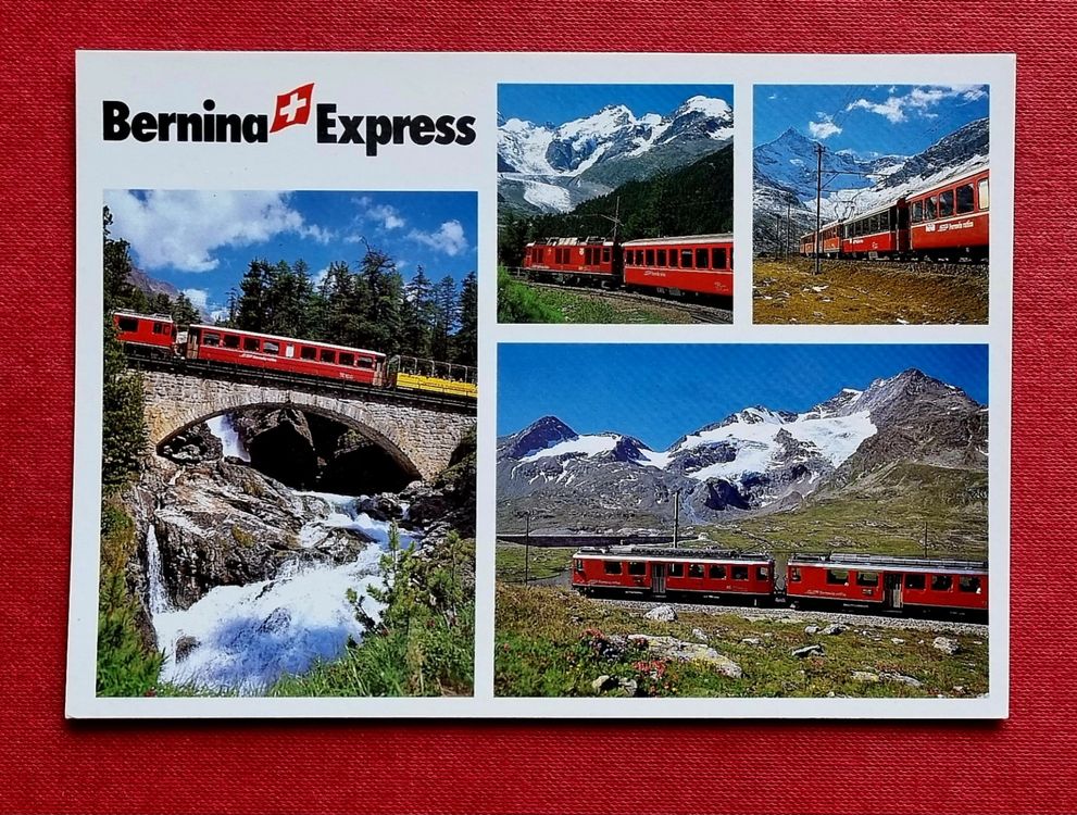 Bernina Express - Rhätische Bahn - RhB - Mehrbilkarte | Kaufen auf Ricardo