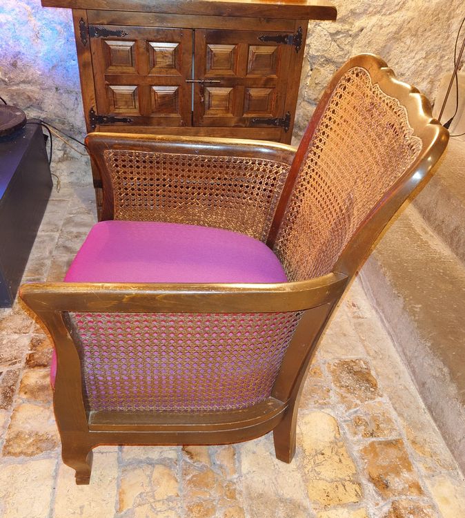 Antiker Wiener Sessel um 1850. Wiener Geflecht. Guter Zust. (Gebraucht ...