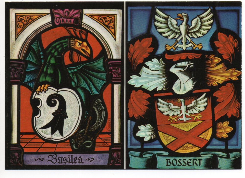 BASEL Wappenscheiben Bossert (Neu (gemäss Beschreibung)) in Jona für ...