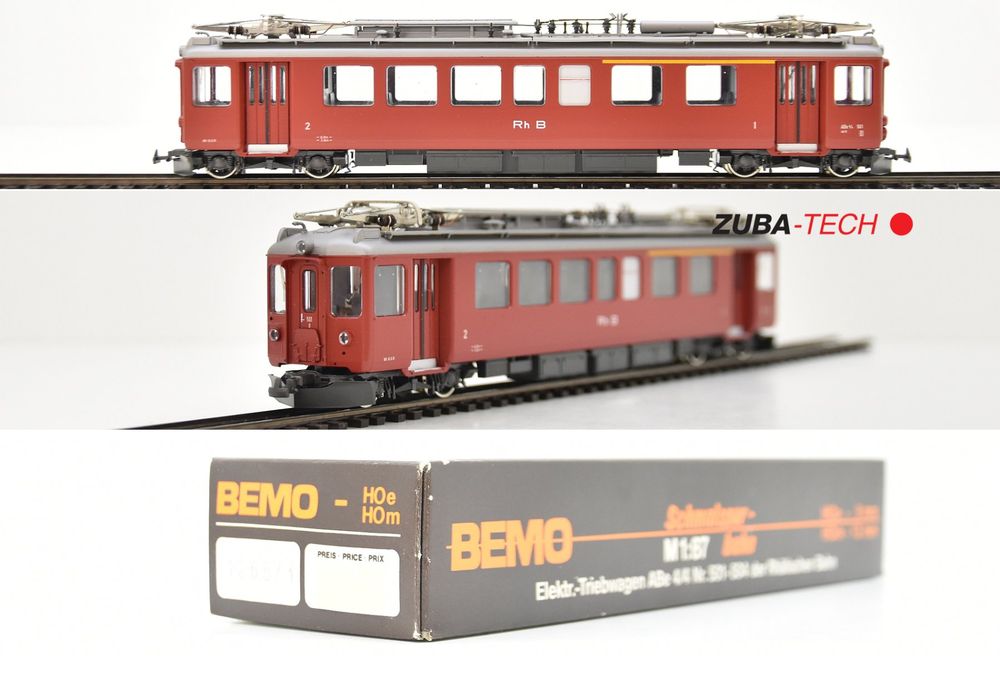 Bemo 1265/1 Triebwagen ABe 4/4 Fliegender Rhätier RhB H0m GS (Neu ...