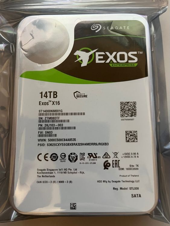 Seagate Exos 14TB HDD | Kaufen auf Ricardo
