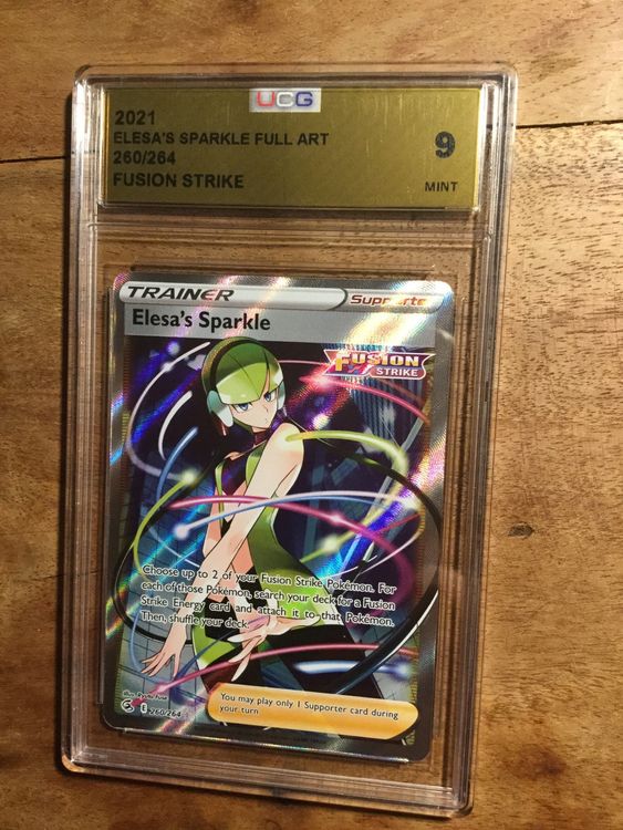 Elesa´s Sparkle Full Art, Fusion Strike (2021), UCG 9 Mint (Gebraucht ...