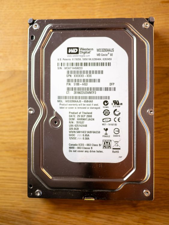 Western Digital Serial ATA 320 GB | Kaufen auf Ricardo