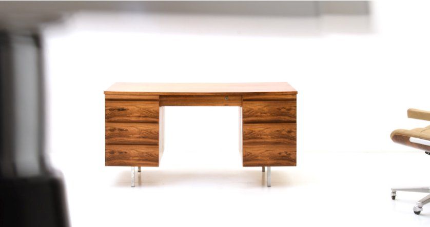 Schreibtisch, Pult aus Palisander, Chefpult der 60er Jahre (Gebraucht ...