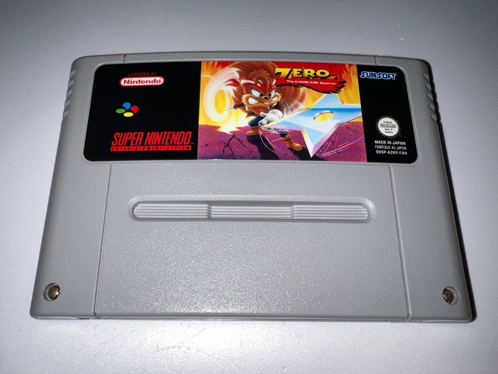 SNES Spiel - Zero The Kamikaze Squirrel - selten (Gebraucht) in Zürich ...
