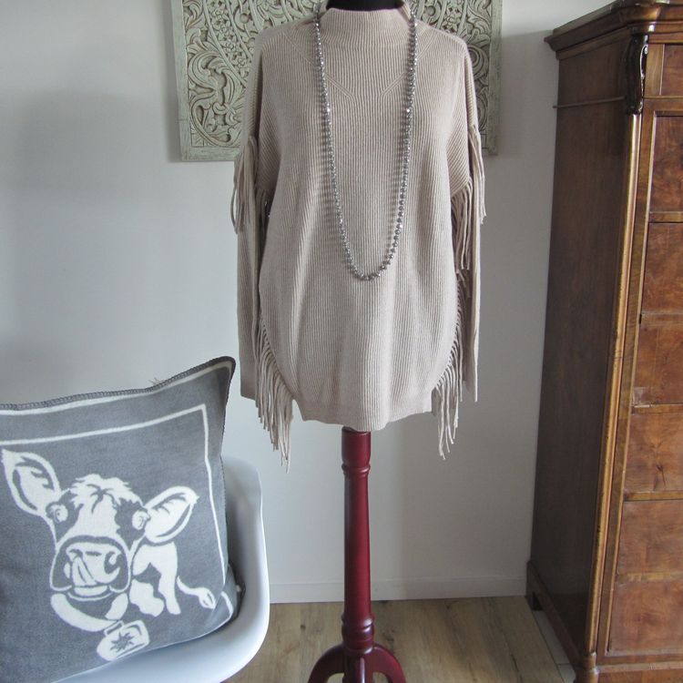 Princess goes Hollywood edel Pullover beige Fransen XL NP329 | Kaufen ...