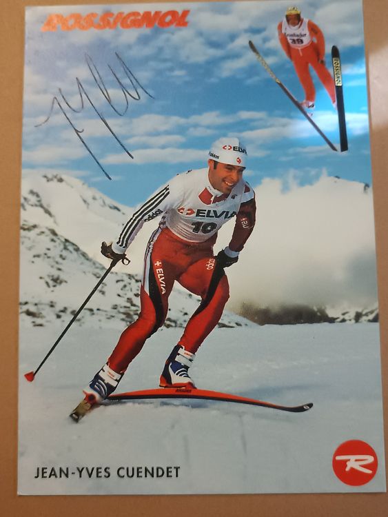 Jean-Yves Cuendet - Olympia Bronze - handsigniert 90er Jahre (Gebraucht ...