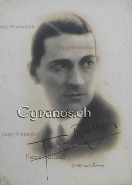 Henri Rollan (1888-1967) Schauspieler - Autogramm (Gebraucht) in ...
