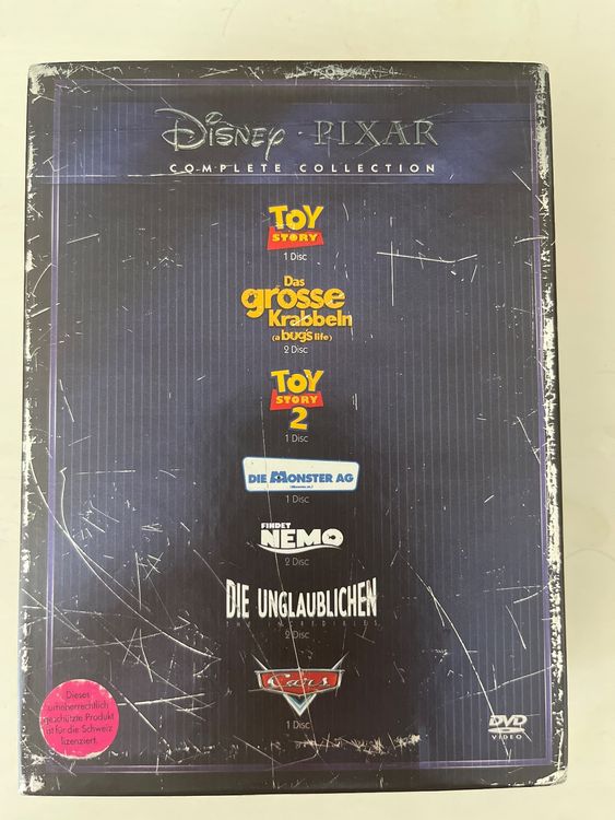 Disney / Pixar Complete Collection 10 DVDs 📀 (Gebraucht) in Sierre für CHF 12 – mit Lieferung ...