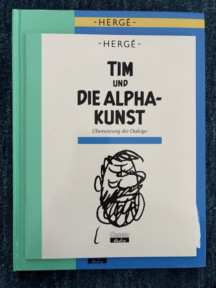 Tim und Struppi:Tim und die Alpha-Kunst, Carlsen 1.A.1989 (Neu (gemäss ...