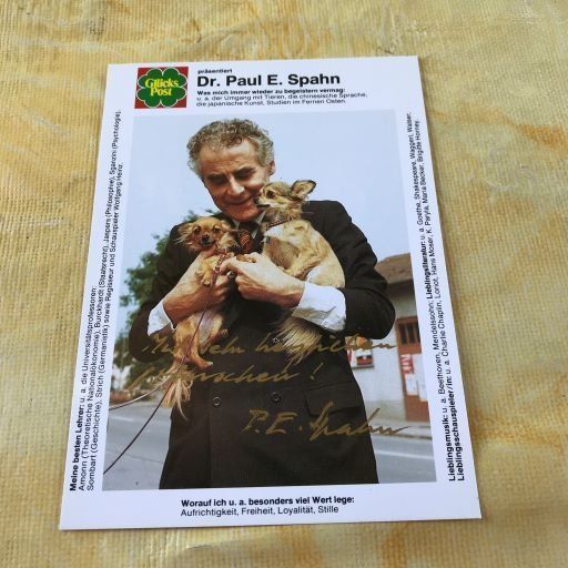 AUTOGRAMM DR. PAUL E.SPAHN | Kaufen auf Ricardo