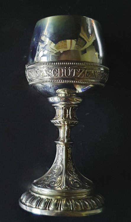 Schützenpokal Eidg. Schützenfest Basel 1879 Silber (Gebraucht) in Ettingen für CHF 226 – mit ...
