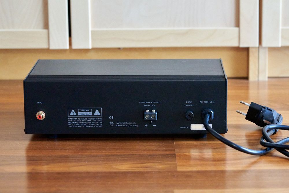 Reckhorn A-803i Verstärker für Subwoofer und Bass-Shaker (Neu (gemäss ...