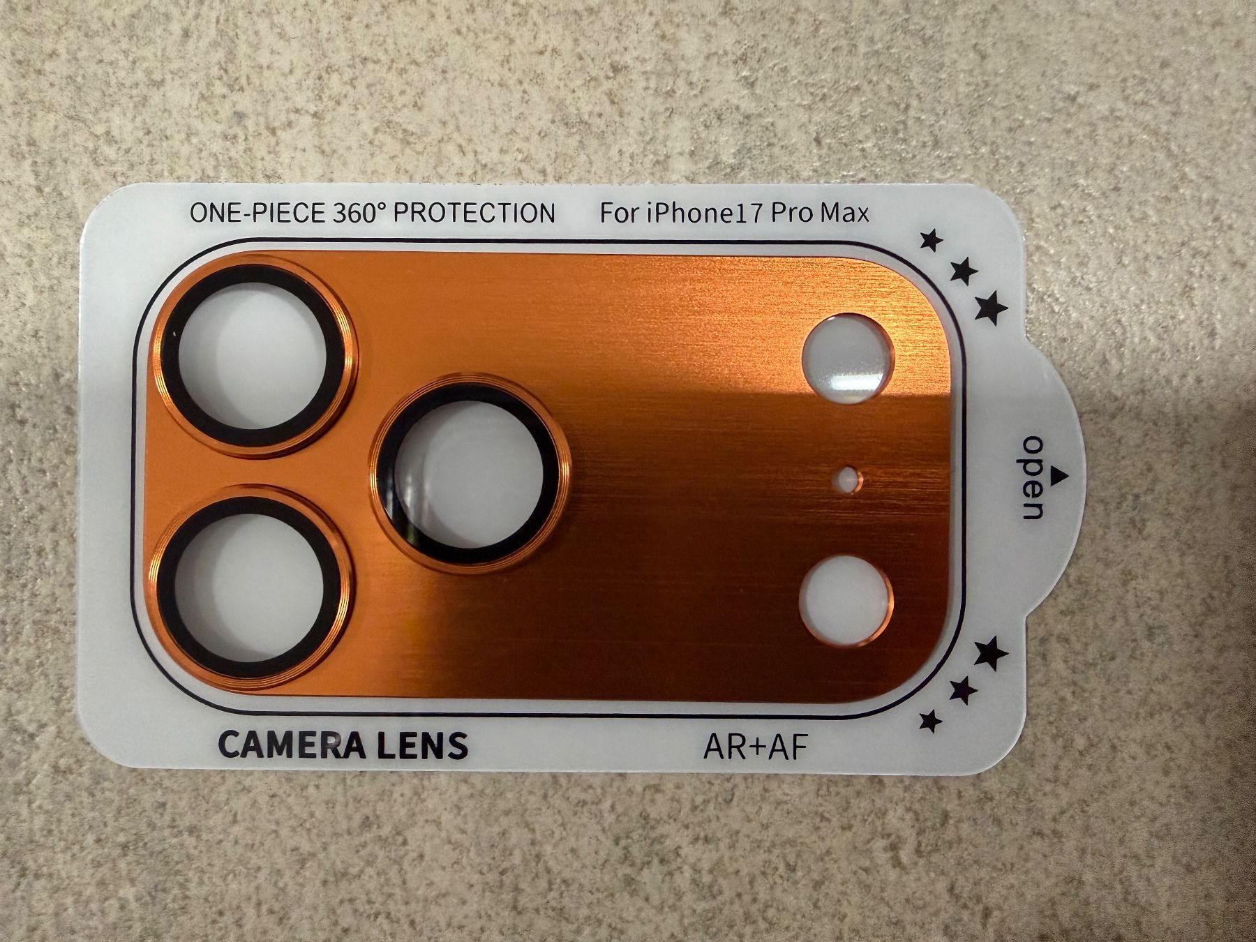 IPhone 17 Pro Max Kamera Schutz (orange) (Neu (gemäss Beschreibung)) in ...