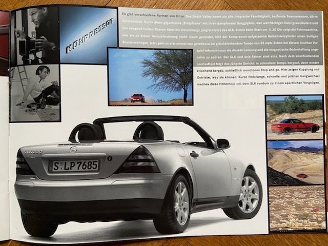 MERCEDES-BENZ SLK Prospekt Lancierung 1996 deutsch brochure (Gebraucht ...