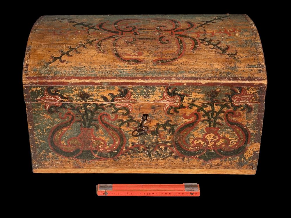 Herzige Appenzeller Schatulle, "Liebestrucke", Barock ~1770 (Gebraucht) in Wettingen für CHF 155 ...