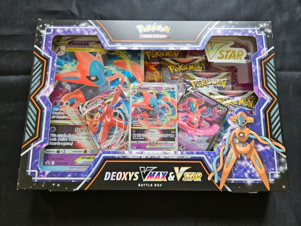 Pokémon Deoxys VMAX & VSTAR Battle Box (EN) (Neu und originalverpackt ...
