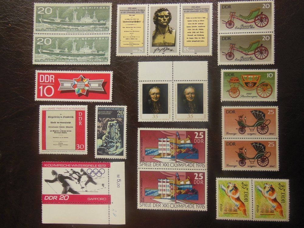 Diverse Sonderbriefmarken DDR ( postfrisch ) (Neu und originalverpackt) in Horw für CHF 1 – mit ...