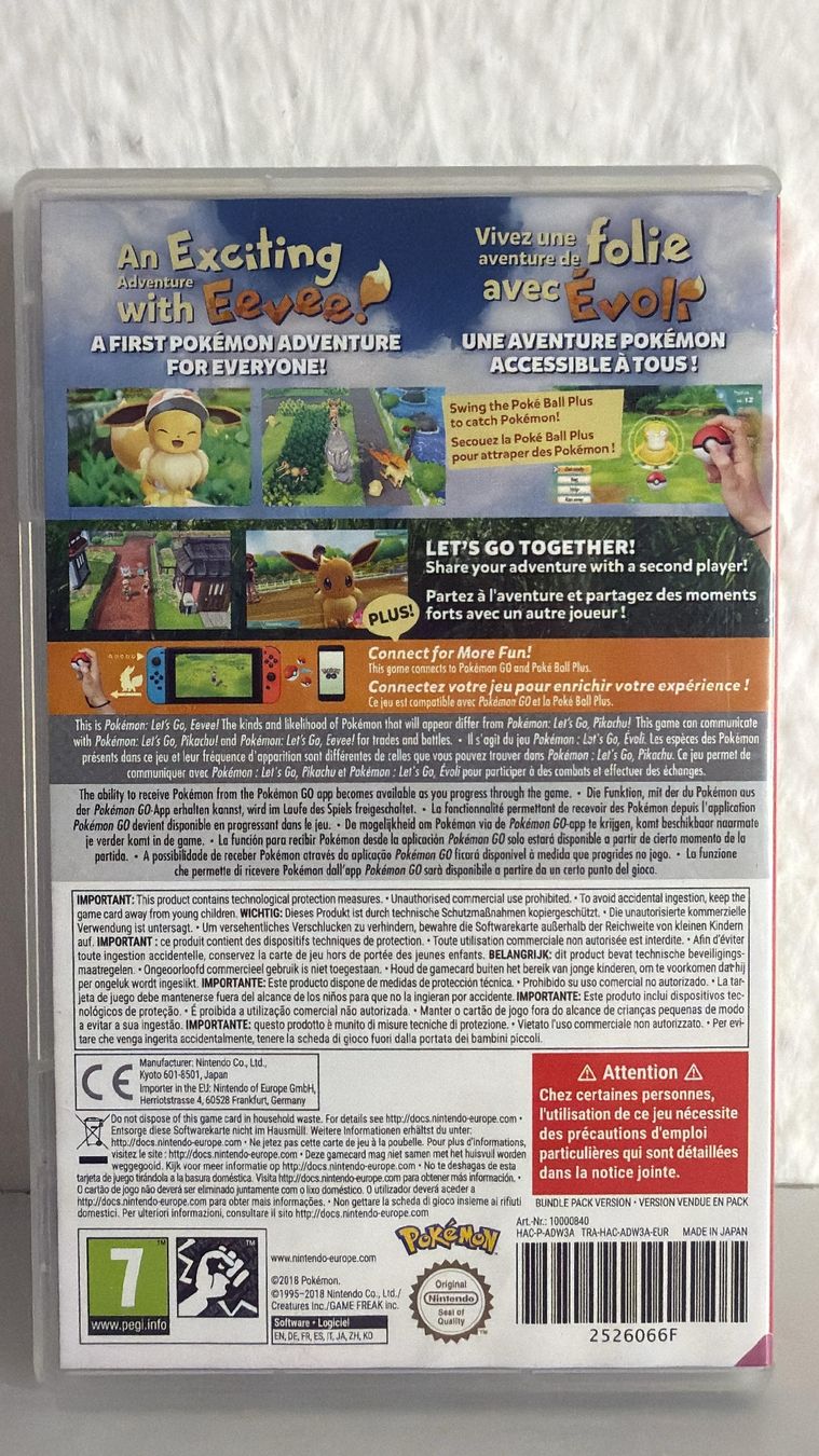 Pokemon: Let's Go, Eevee! - Nintendo Switch Game Mint (Gebraucht) in ...