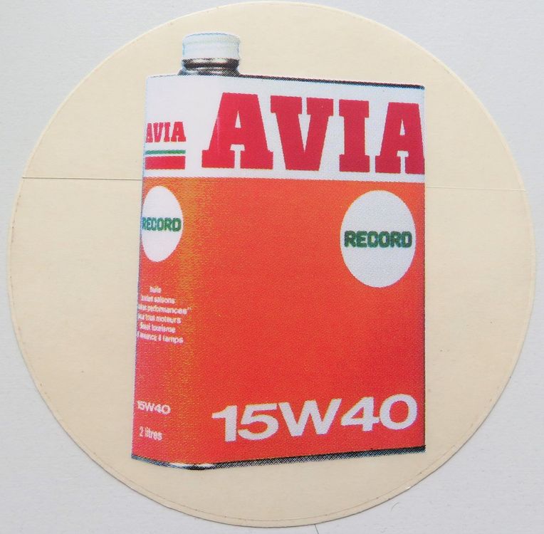 Sticker AVIA 15W40 Oil | Kaufen auf Ricardo