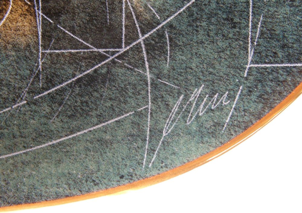 original HANS ERNI «Zwei Pferde» ROSENTHAL 1992 classic (Neu (gemäss Beschreibung)) in Lohn ...