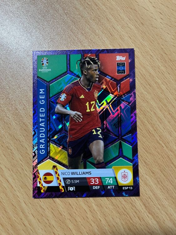 Topps Match Attax Euro 2024 Nico Williams | Acheter sur Ricardo Topps Match Attax Euro 2024 Nico Williams | Acheter sur Ricardo