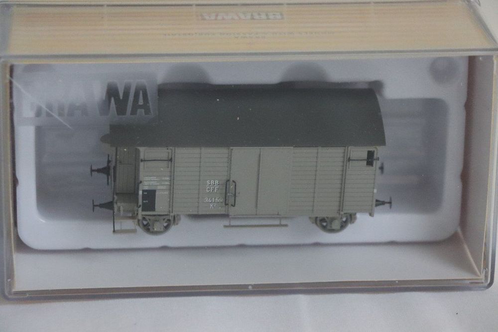 Brawa gedeckter Güterwagen K2(5322-5355) (Neu (gemäss Beschreibung)) in ...