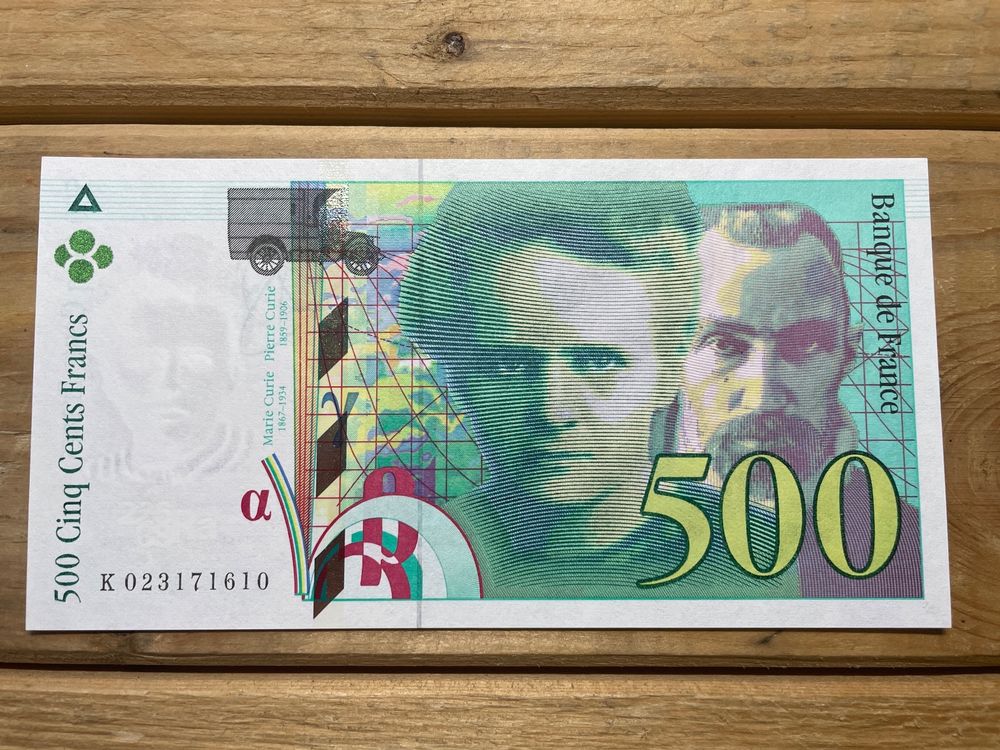 Billet France 🇫🇷 1994 500fr NEUF (Gebraucht) in Bussigny für CHF 26 – mit Lieferung auf Ricardo ...