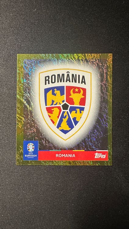 Topps Euro EM 2024 Gold Wappen Romania ROM 1 (Gebraucht) in Triengen ...