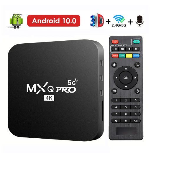 Smart TV Box Boîtier MXQ-PRO 4K HD Android 10.0 WIFI 3D 5G (Neu und ...
