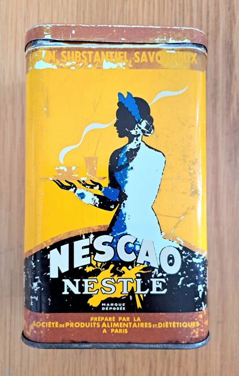 Boîte en fer Nescao Nestlé Vintage années 50/ Rare (Gebraucht) in ...