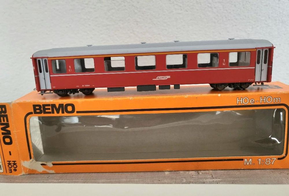 Bemo RhB H0m 3268 Personenwagen rot in OVP, neu | Kaufen auf Ricardo
