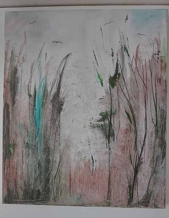 Bild "Wilde Natur" von mir selbstgemalt 54×54 (Neu (gemäss Beschreibung)) in Riehen für CHF 60 ...