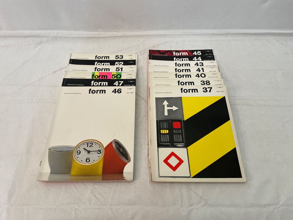13x 60s 70s Form Designmagazin vintage Design Zeitschrift (Gebraucht ...