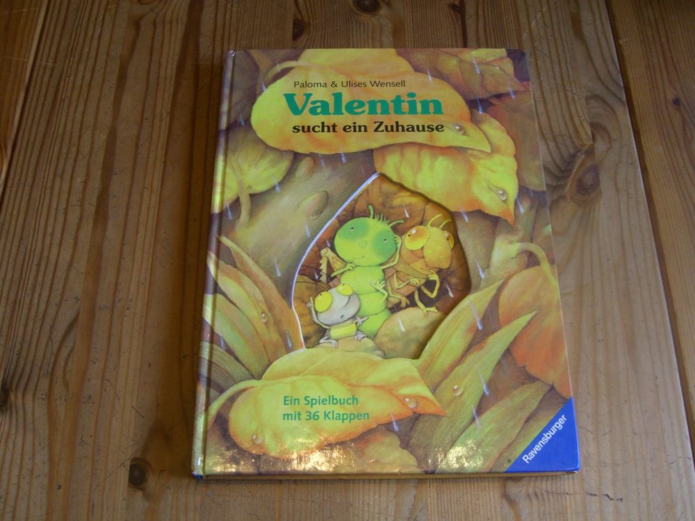 Valentin sucht ein Zuhause, ein Spielbuch mit 36 Klappen (Gebraucht) in ...