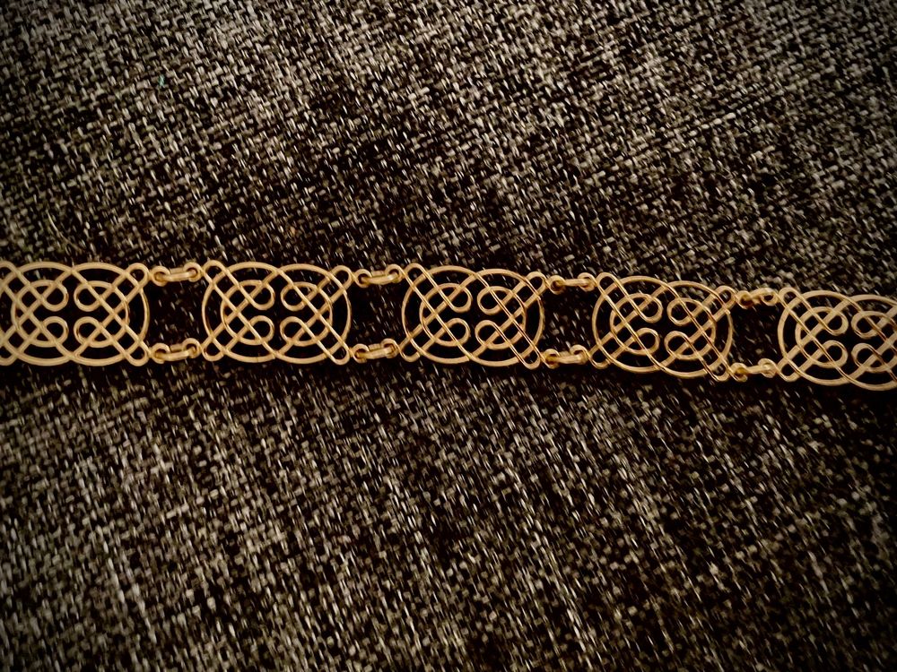 Goldenes Armband, Goldschmied Brian de Staic, Irland | Kaufen auf Ricardo