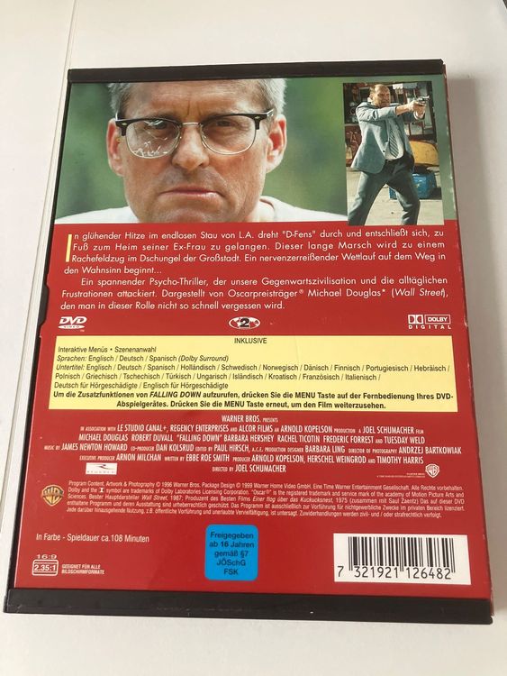 Falling Down (DVD) Michael Douglas, Robert Duvall | Kaufen auf Ricardo