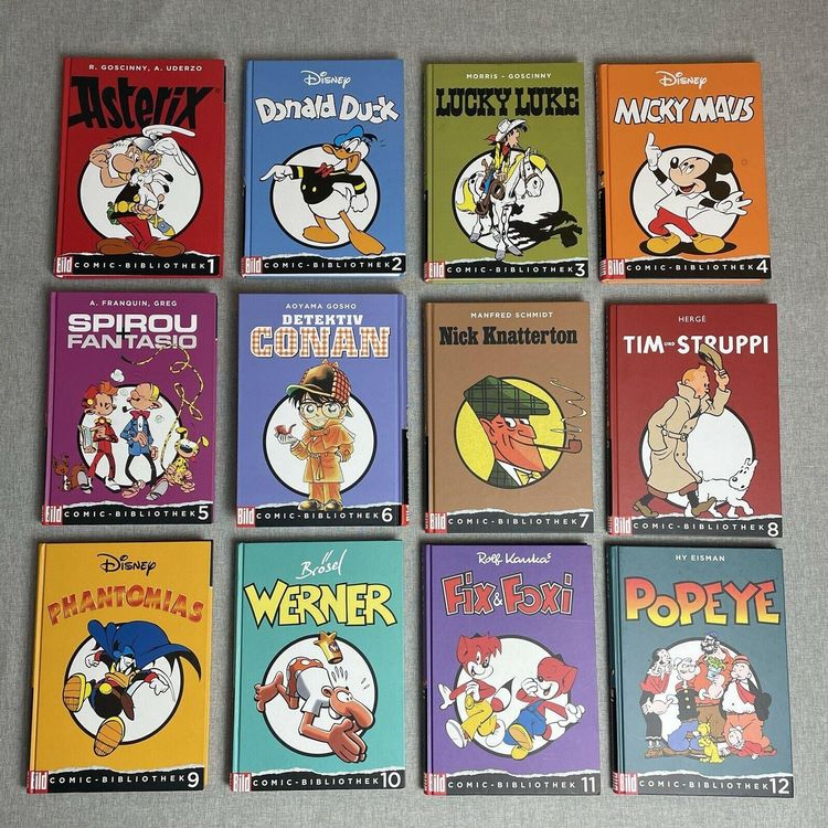 Kompl. Sammlung: Bild Comic-Bibliothek, Band 1-12 (Neu (gemäss ...